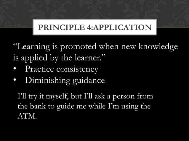 Merrill’s first principles of instruction | PPTX
