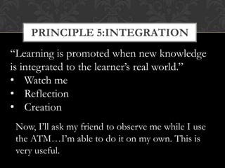 Merrill’s first principles of instruction | PPTX