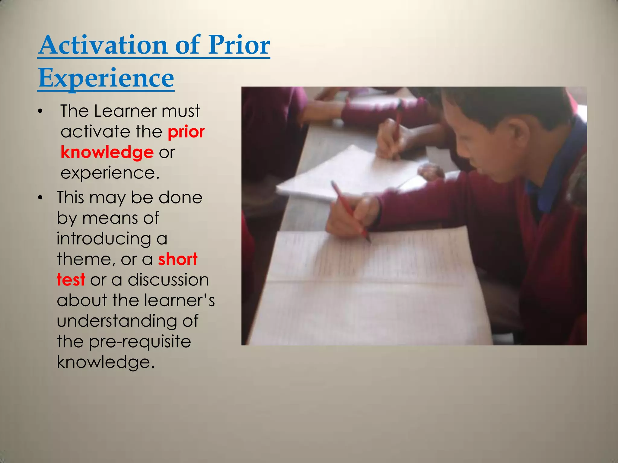 Merrill’s four principles of instruction | PPTX
