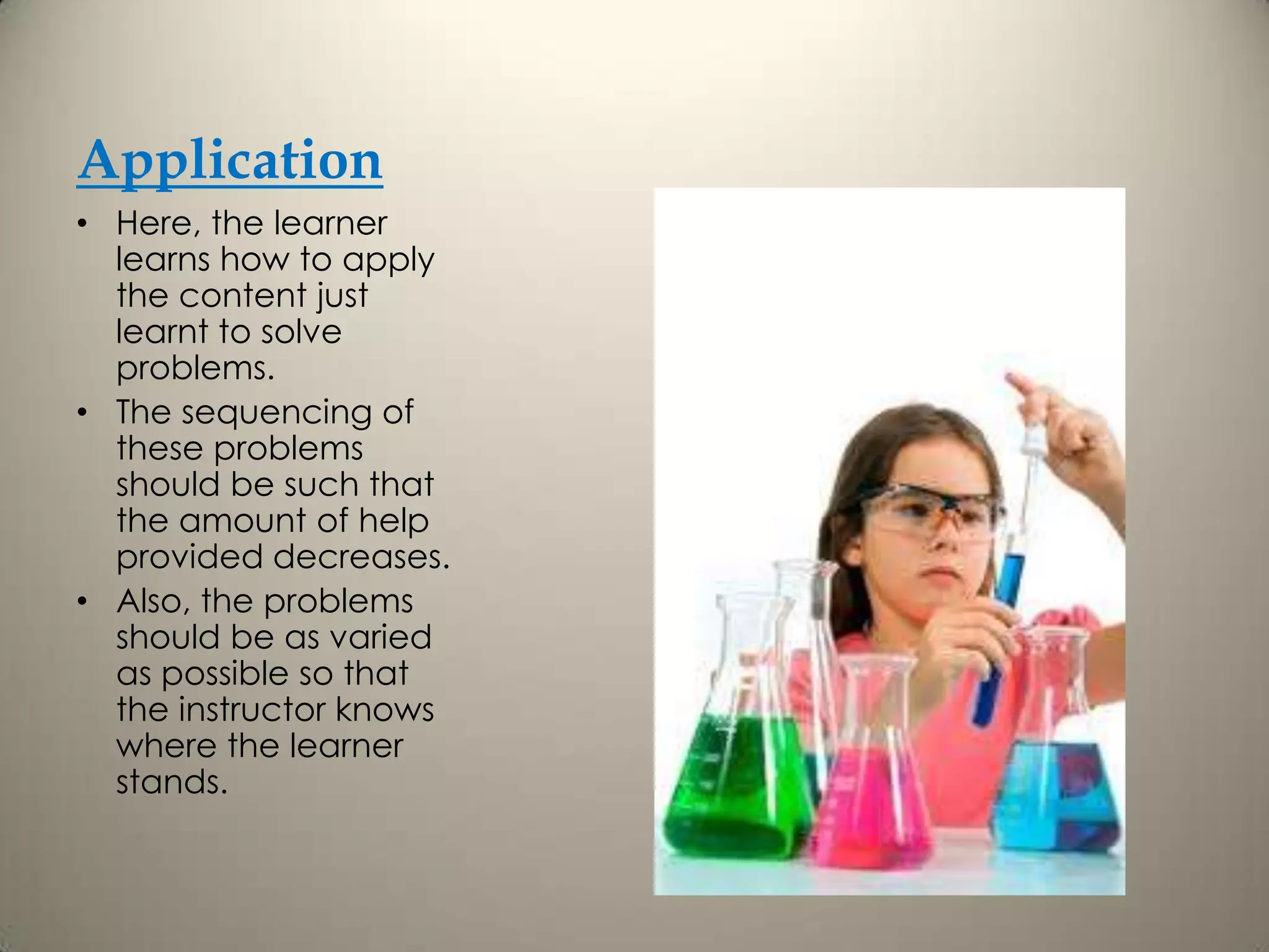 Merrill’s four principles of instruction | PPTX