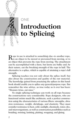 The Splicing Handbook-Chapter 1 | PDF