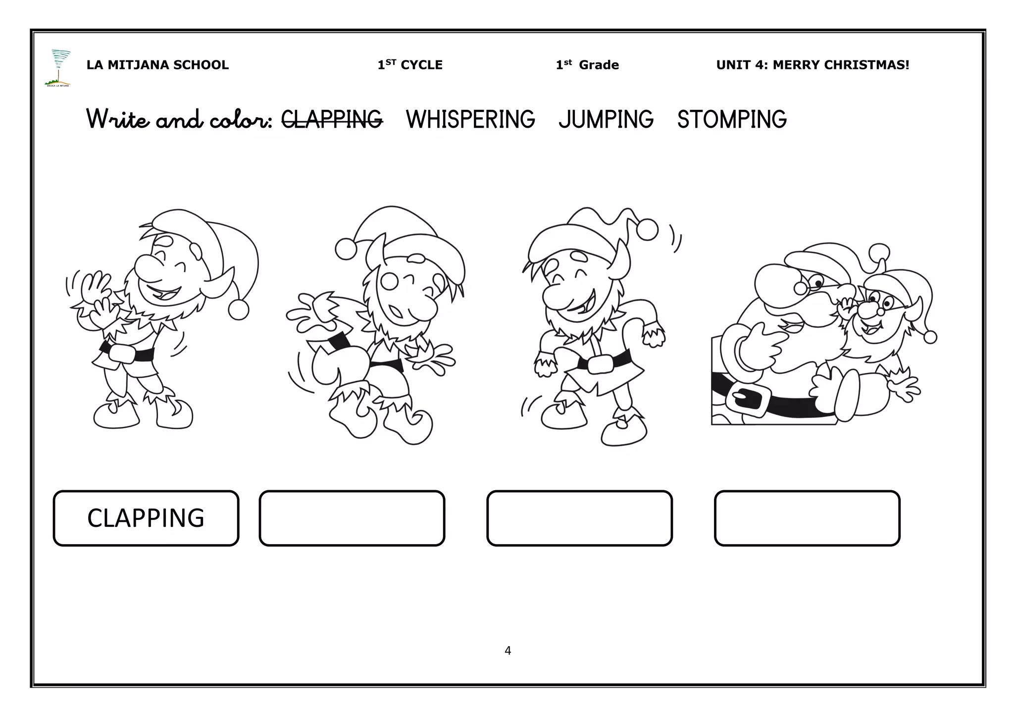 1st grade UNIT 4 | PPT