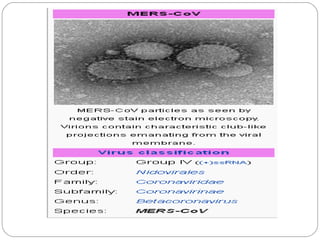 Middle Eastern Respiratory Syndrome (MERS) | PPT