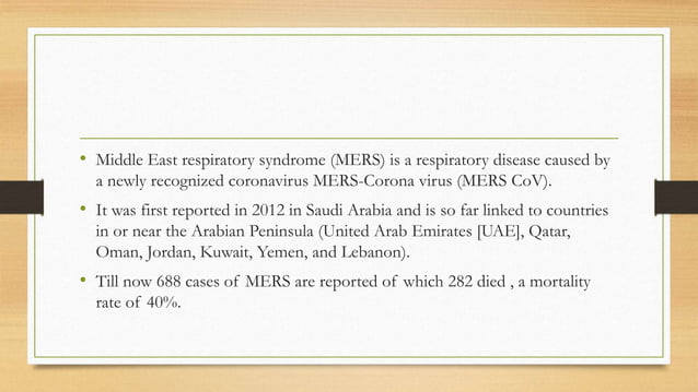 Mers | PPTX
