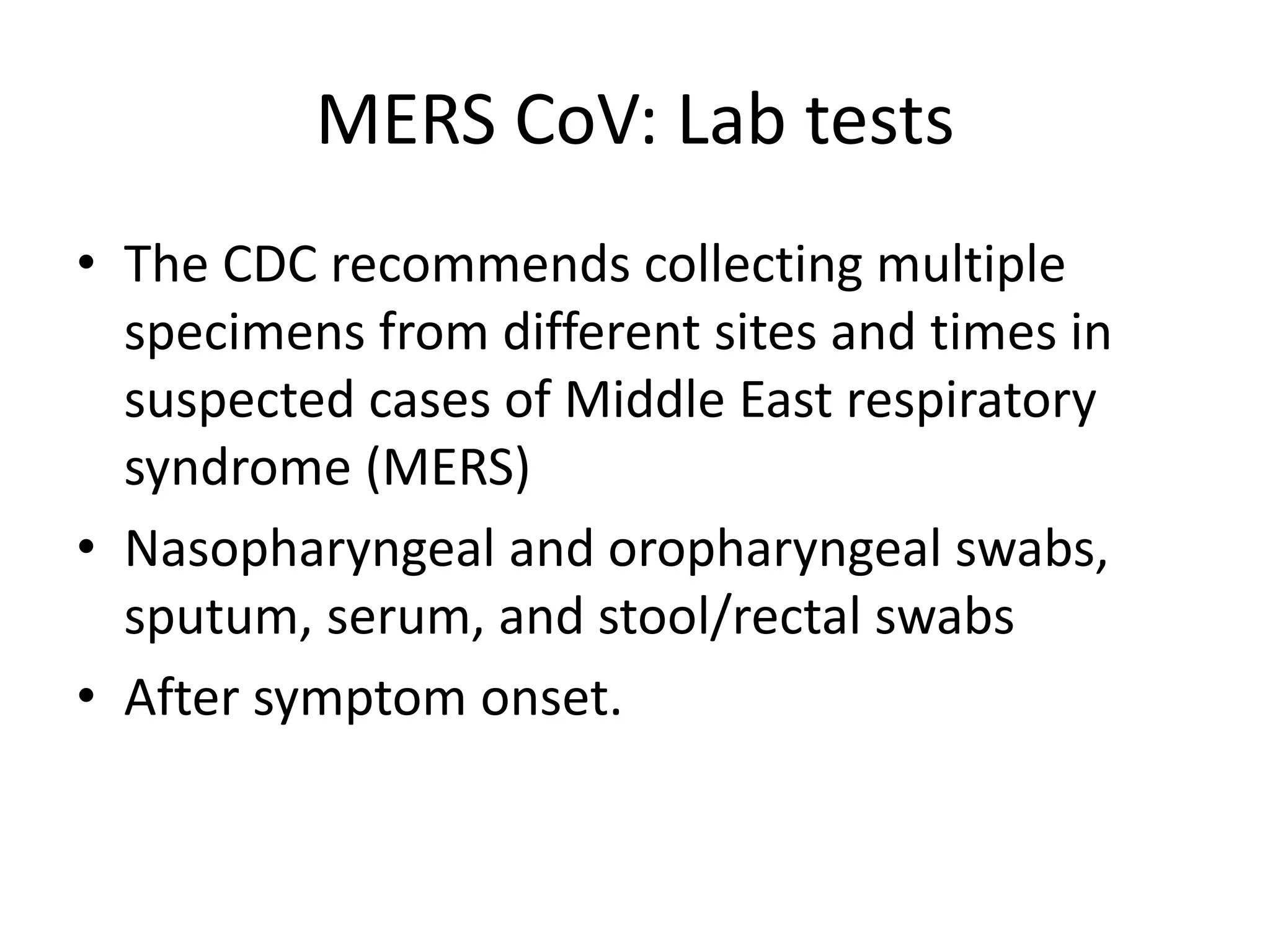 Middle East Respiratory Syndrome MERS | PPTX