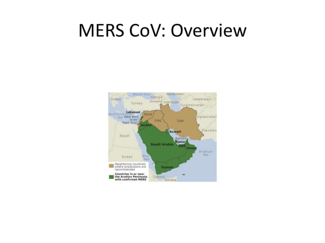 Middle East Respiratory Syndrome MERS | PPTX
