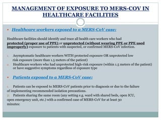 Mers cov guidelines + vt | PPTX