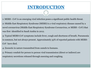 Mers cov guidelines + vt | PPTX