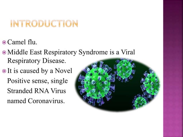 Mers cov pptx | PPTX