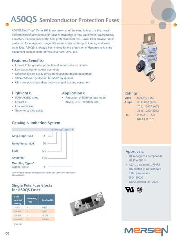 Mersen semiconductor fuses-oman-stockist | PDF