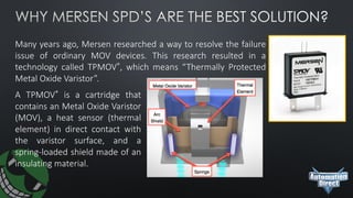 Industrial Surge Protection: Why Use Mersen Surge Protection Devices? | PPT