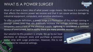 Industrial Surge Protection: Why Use Mersen Surge Protection Devices? | PDF