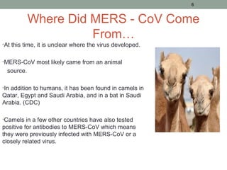 Middle East Respiratory Syndrome (MERS) | PPT