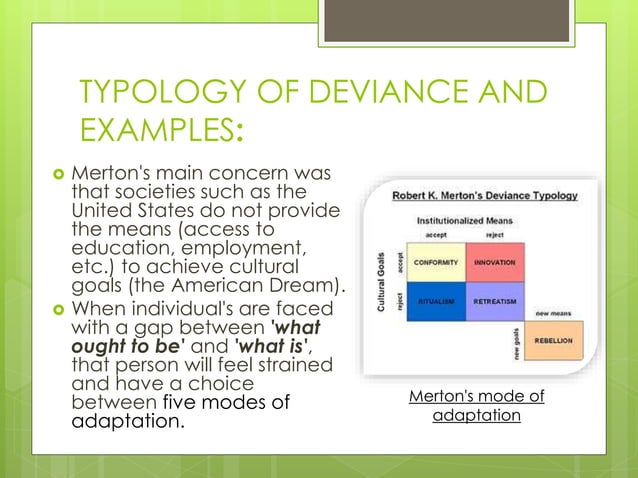 Merton's Strain theory - theory and methods A2 Sociology | PPTX