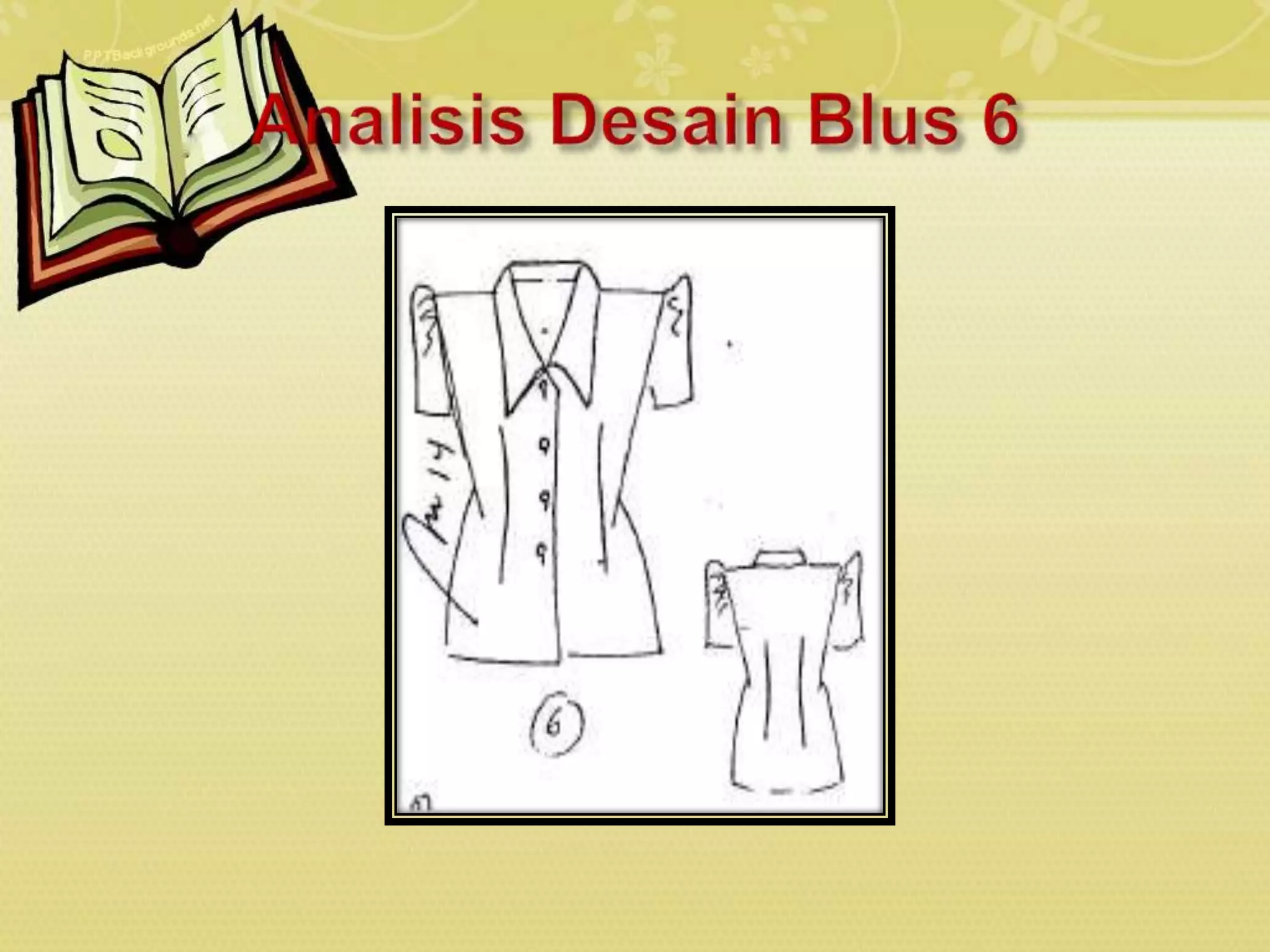 Merubah Pola Blus Sesuai Desain | PPTX