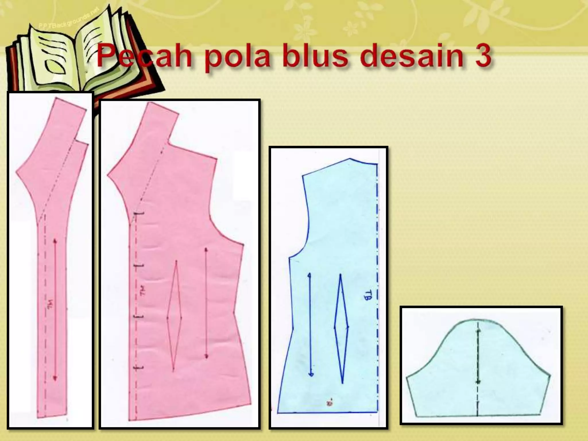 Merubah Pola Blus Sesuai Desain | PPTX