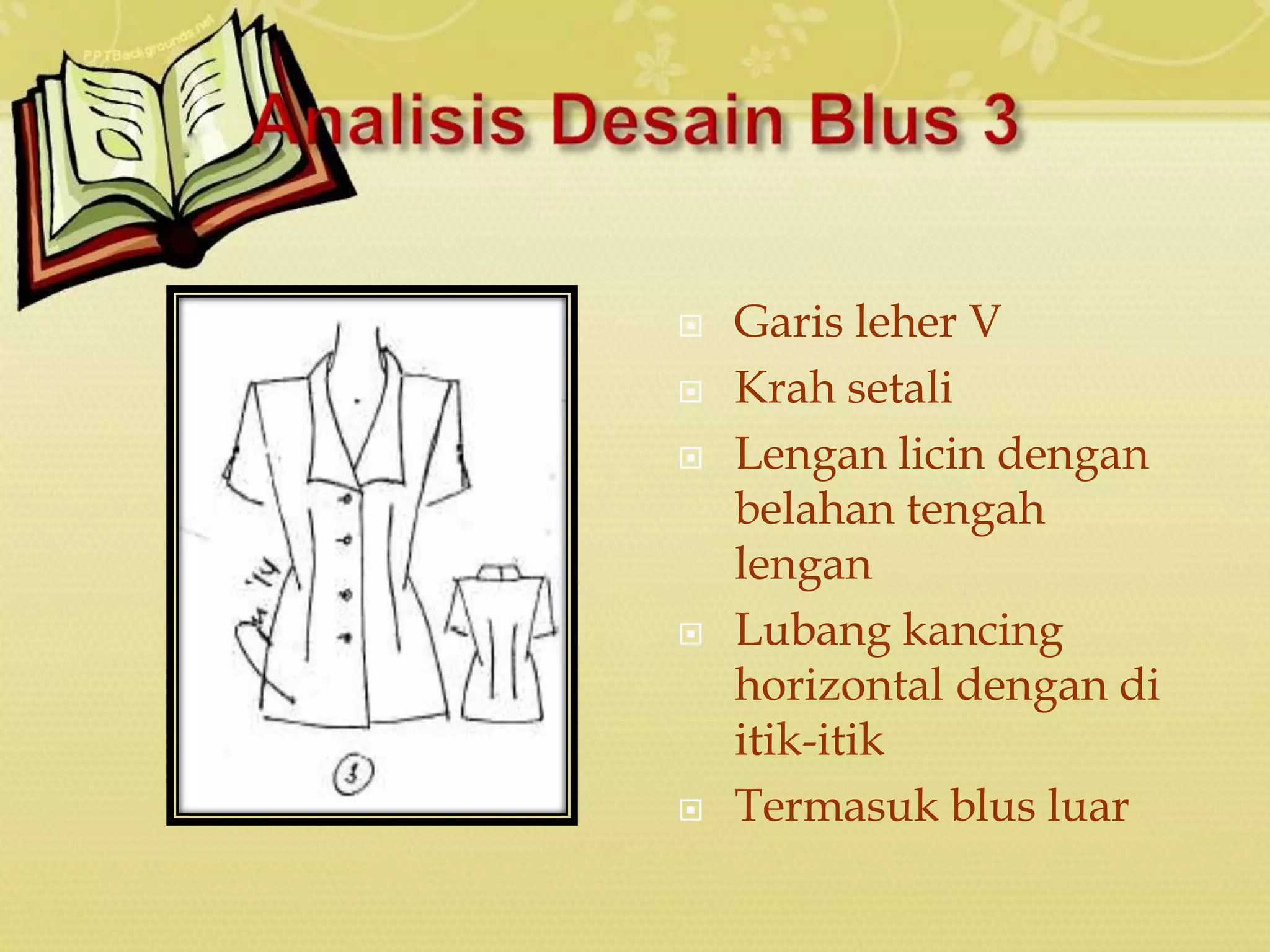 Merubah Pola Blus Sesuai Desain | PPTX