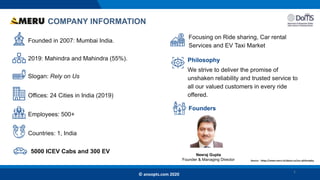 Meru cabs Analysis | PDF