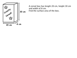surface area and | PPT
