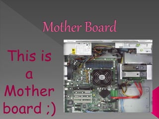 Parts Of A Computer by Meryll Grace D. Samson of I-Fortitude | PPTX