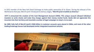 Meryll lynch : Rise and Downfall | PPTX
