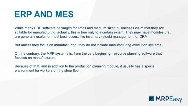 MES - Manufacturing Execution System Explained | PPTX