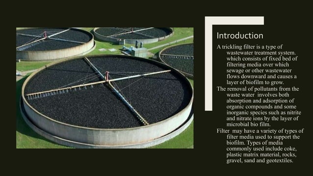 modelling of trickling filter | PPTX | Chemistry | Science