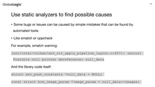 Mesa and Its Debugging | PPT