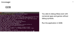 Mesa and Its Debugging | PPT