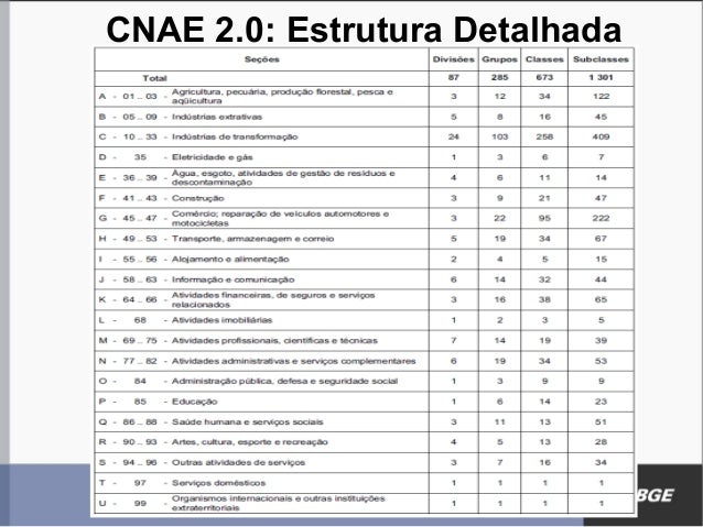 Classificação Nacional de Atividades Econômicas (CNAE)