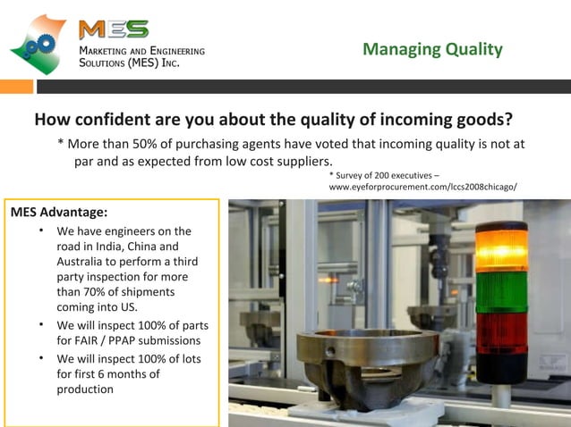 Mes Supply Chain Services | PPT