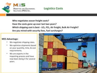 Mes Supply Chain Services | PPT