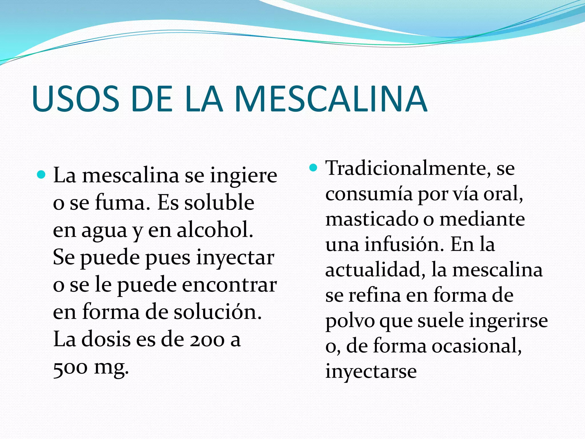 Mescalina | PPTX