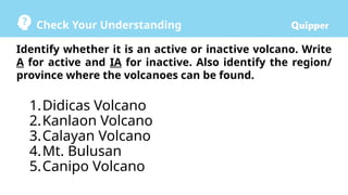 Distribution of Active Volcanoes in PH.pptx