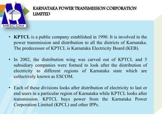 Mangalore Electricity Supply Company Limited | PPTX
