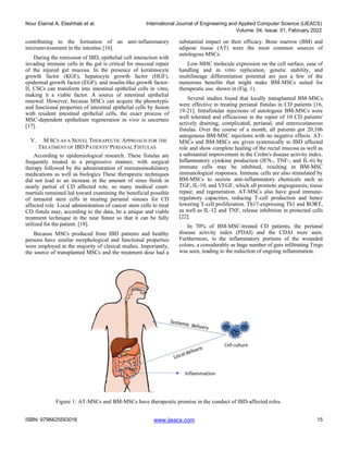 Mesenchymal stem cells and their use in inflammatory bowel illness | PDF