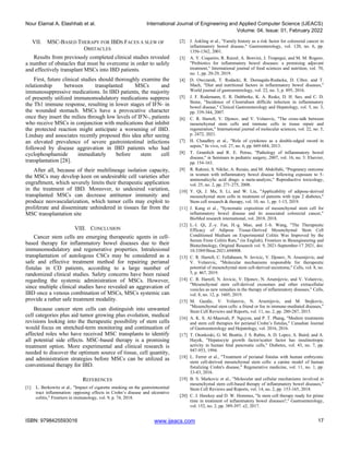 Mesenchymal stem cells and their use in inflammatory bowel illness | PDF