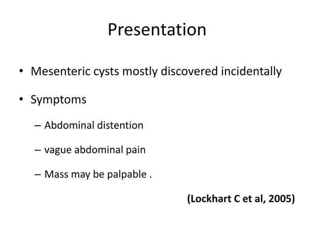 Mesenteric and-omental-cysts | PPTX