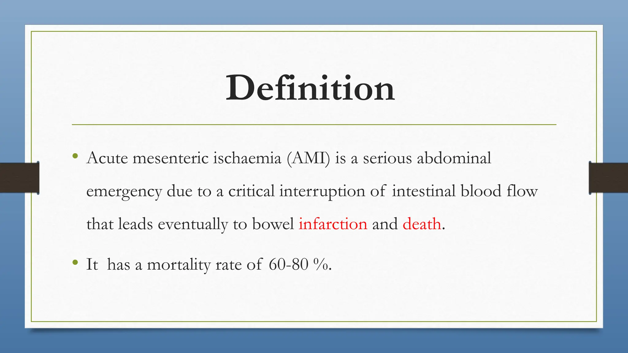 Acute Mesenteric Ischemia Icu Implications | PPTX