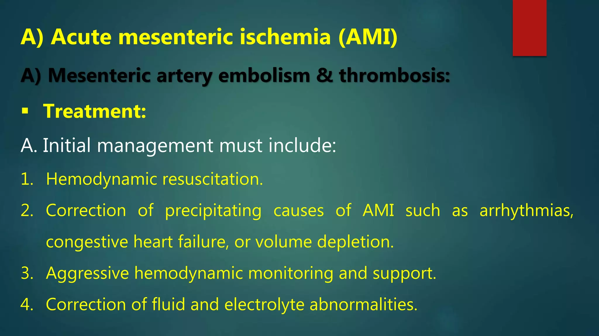 Mesenteric vascular disease | PPTX | Heart and Cardiovascular Diseases ...