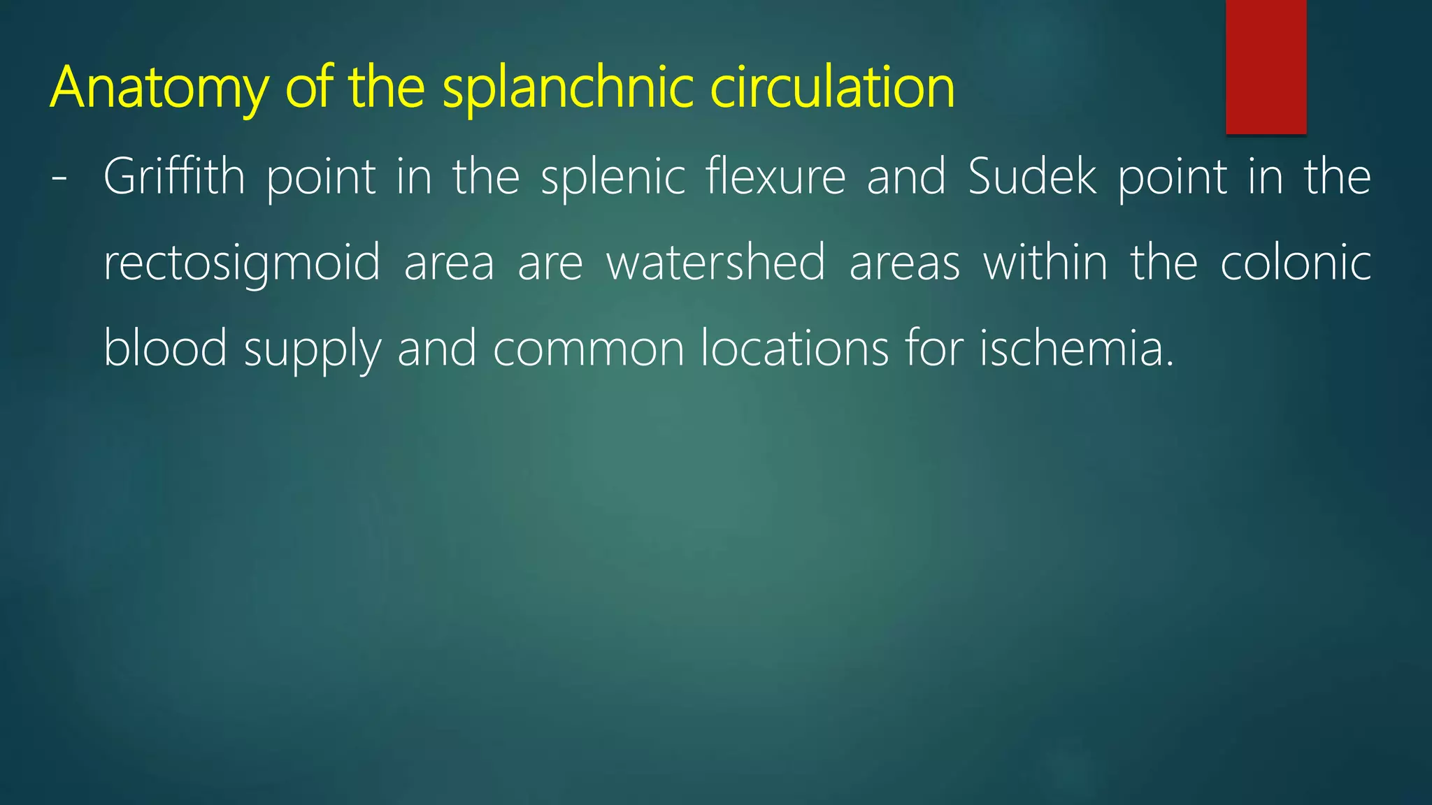 Mesenteric vascular disease | PPTX