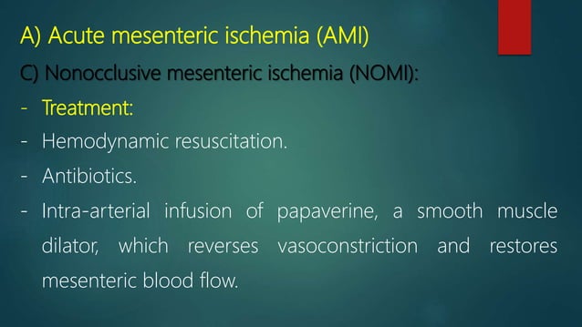 Mesenteric vascular disease | PPTX | Heart and Cardiovascular Diseases ...