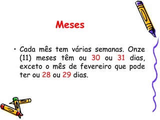 Meses do ano... | PPT