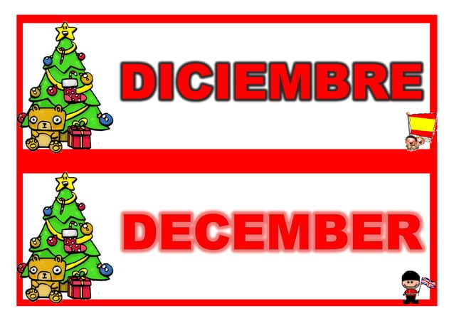 LOS MESES DEL AÑO EN INGLÉS Y ESPAÑOL | PDF