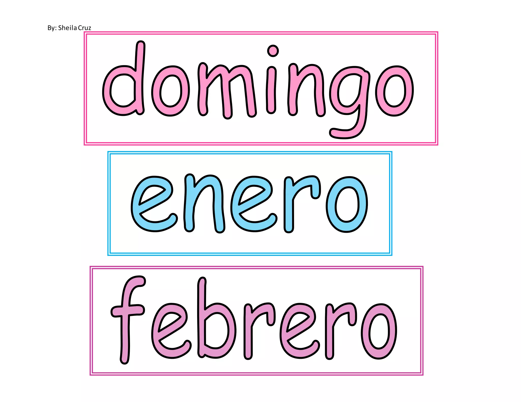 Meses y dias de la semana | PPT