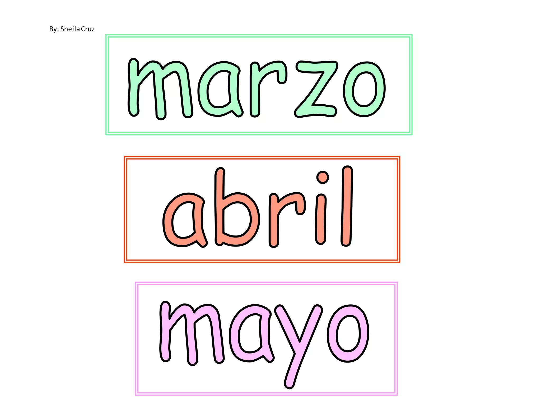 Meses y dias de la semana | PPT