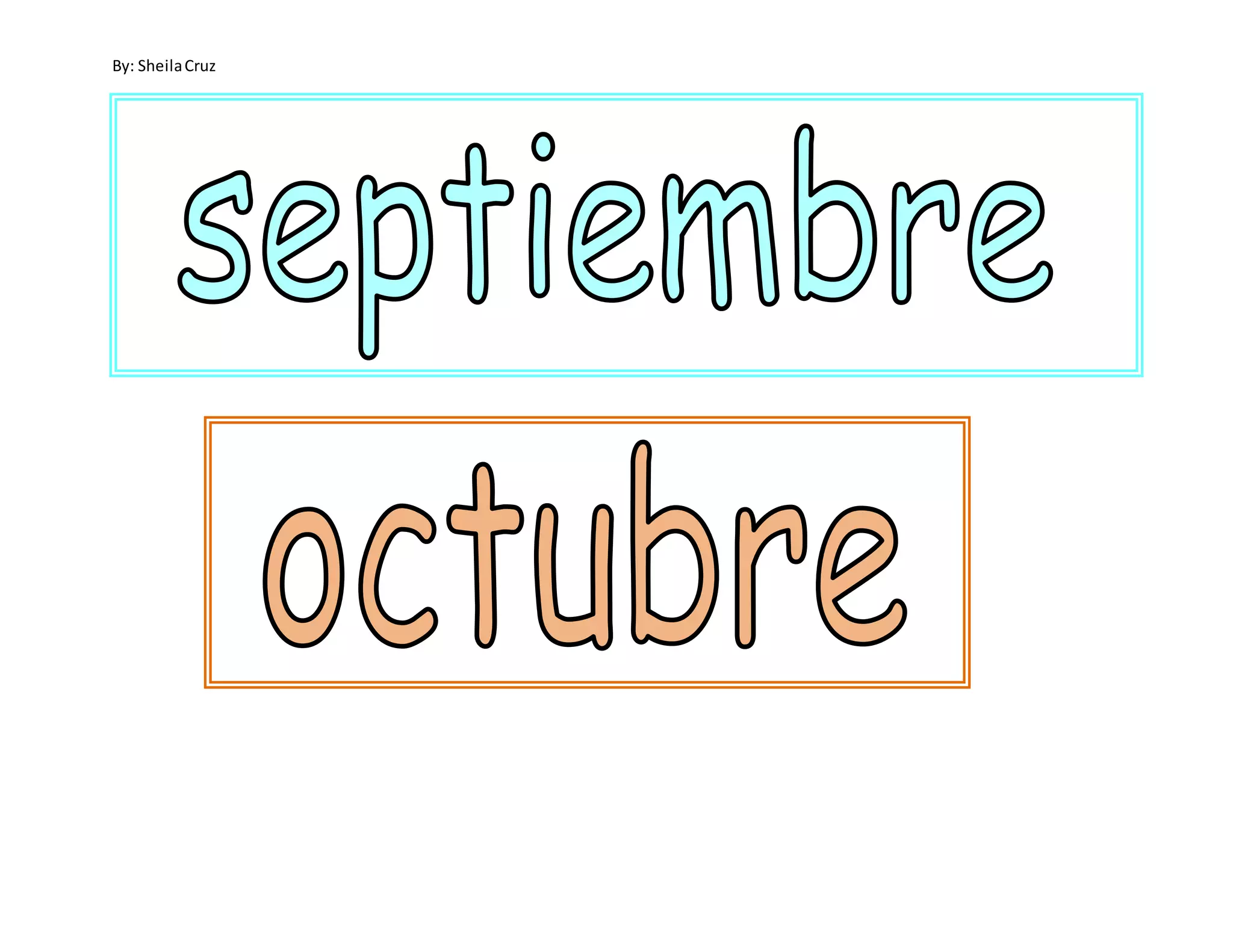 Meses y dias de la semana | PPT