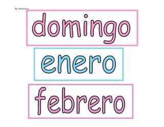 Meses y dias de la semana | PPT