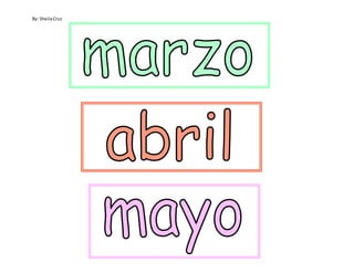 Meses y dias de la semana | PPT