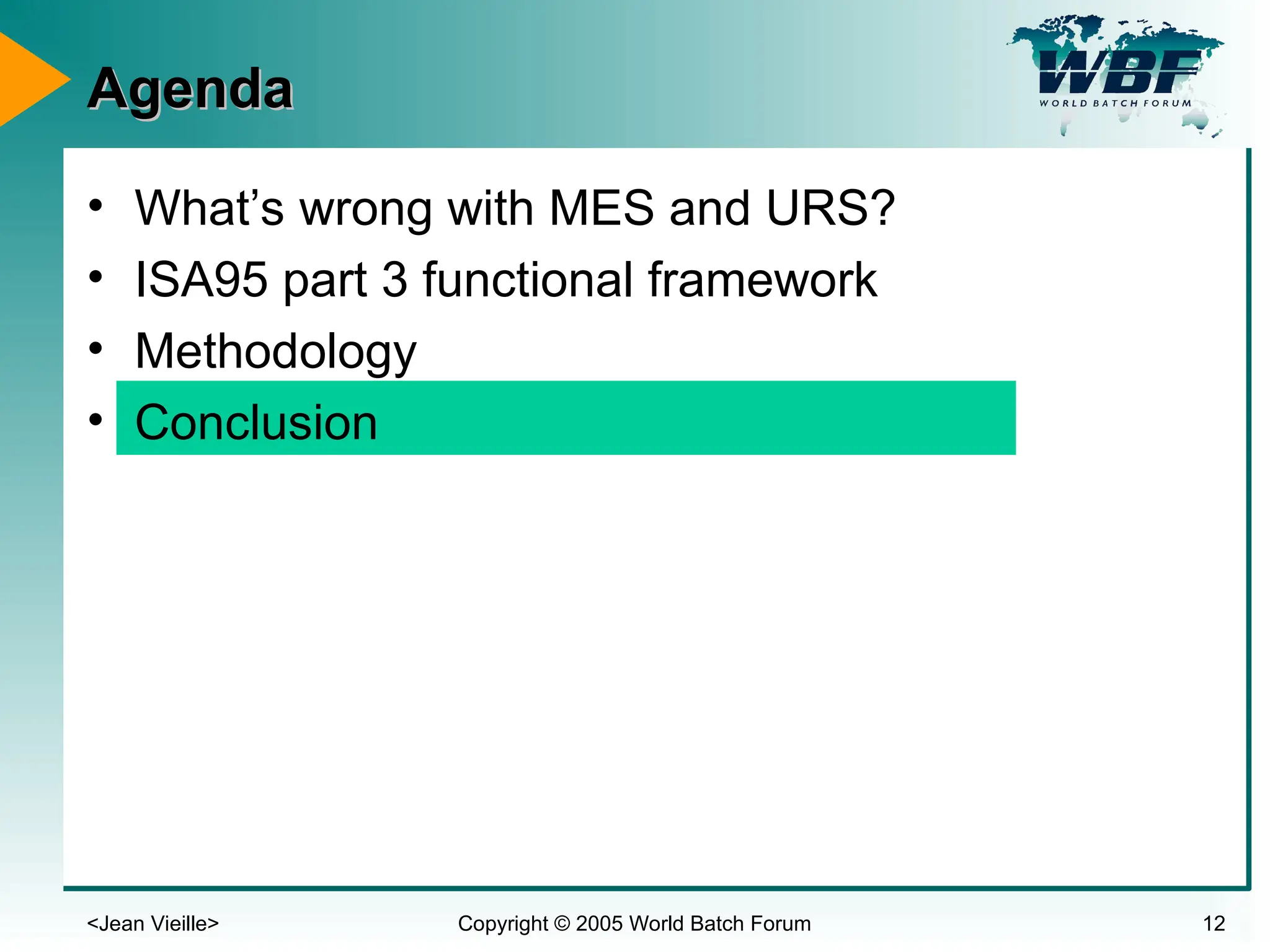 Manufacturing Execution System (MES) MES functional URS 1.ppt